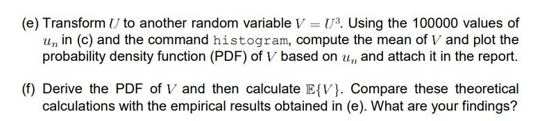 Solved Create a file named "rand_u.m" with the following | Chegg.com