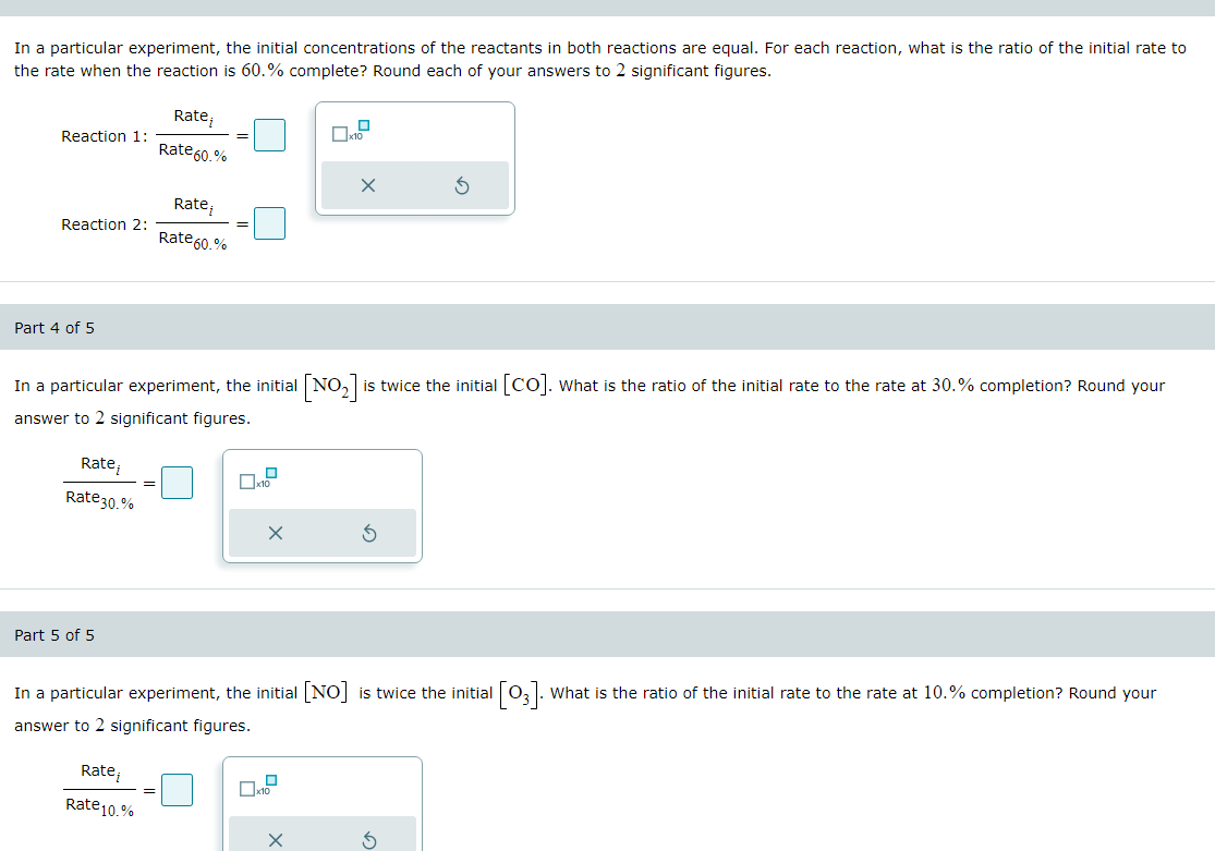 Solved Experimental data shows that each of the following | Chegg.com