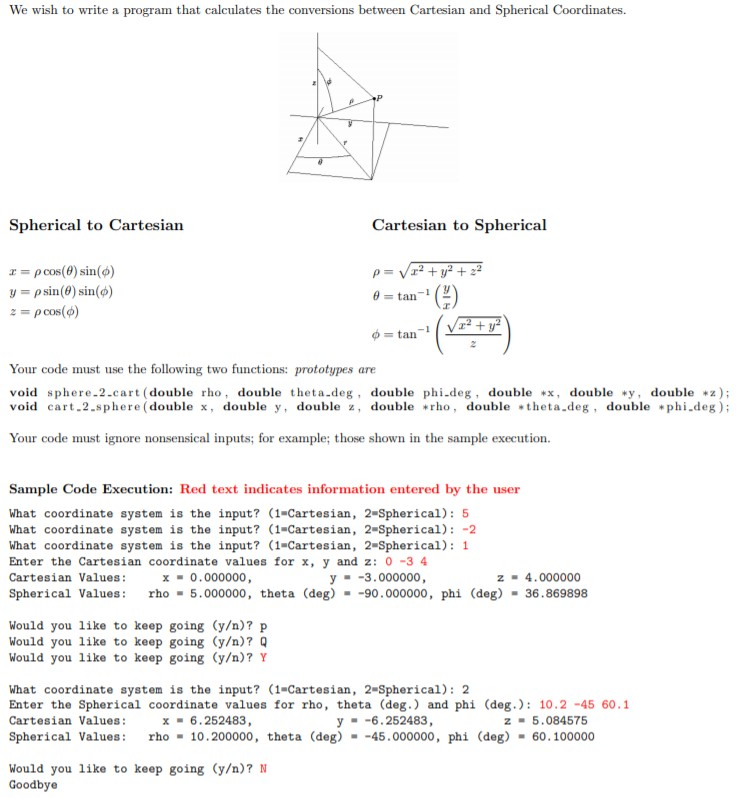 Solved We wish to write a program that calculates the | Chegg.com