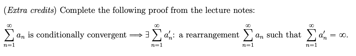 (Extra credits) Complete the following proof from the | Chegg.com