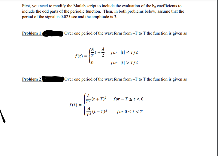 Solved Here is the Matlab script Fourier_Series_Example_1.m | Chegg.com