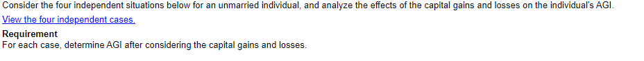 Consider the four independent situations below for an | Chegg.com Consider the four independent situations below for an | Chegg.com