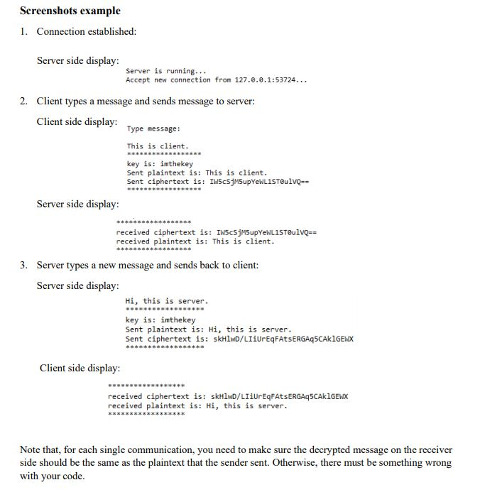 Solved Python Assignment You need to generate a key and | Chegg.com
