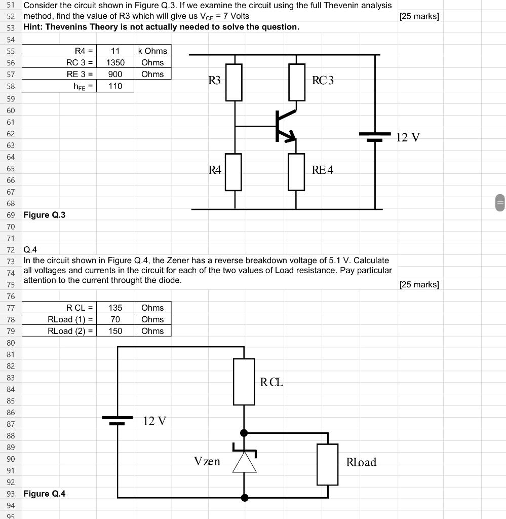 Solved 51 Consider the circuit shown in Figure Q.3. If we | Chegg.com