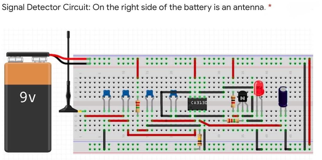 Solved Signal Detector Circuit: On the right side of the | Chegg.com