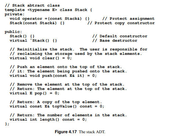 (C++) a) Try both the AStack class and the LStack | Chegg.com