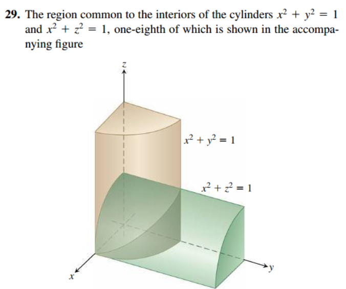 Solved Finding Volumes Using Triple Integrals Find the | Chegg.com