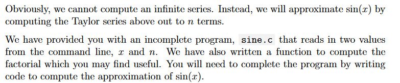 Solved The standard math library provides a function to | Chegg.com