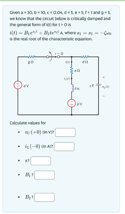Solved Given a=20,b=10,c=0.04,d=5,e=5,f=1 ﻿and g=5,we ﻿know | Chegg.com