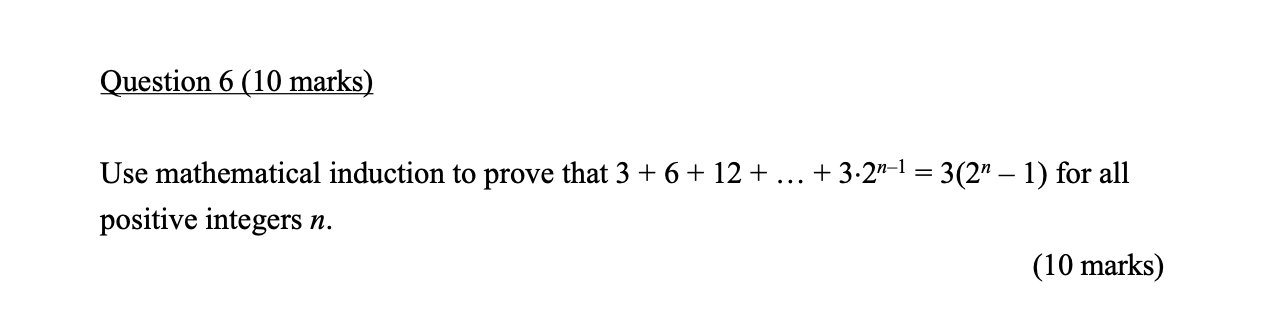 Solved Use mathematical induction to prove that | Chegg.com