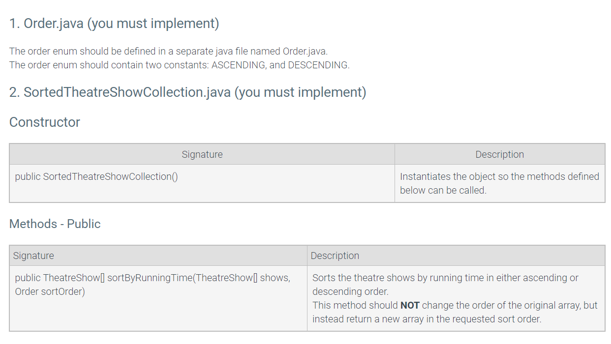 Solved You are tasked with writing a class called | Chegg.com