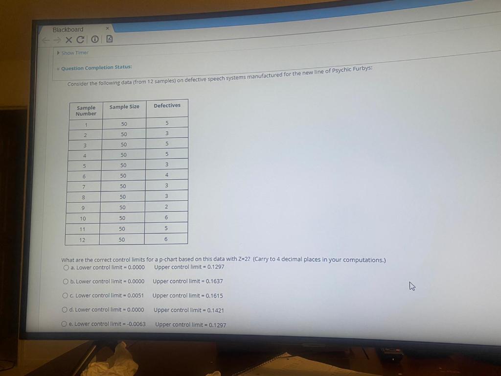 Solved Blackboard EXCO → Show Time Question Completion | Chegg.com