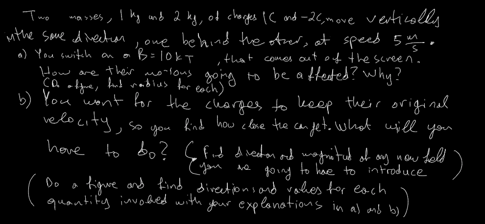 Solved lone monious going to Two masses, I kg and 2 kg, of | Chegg.com