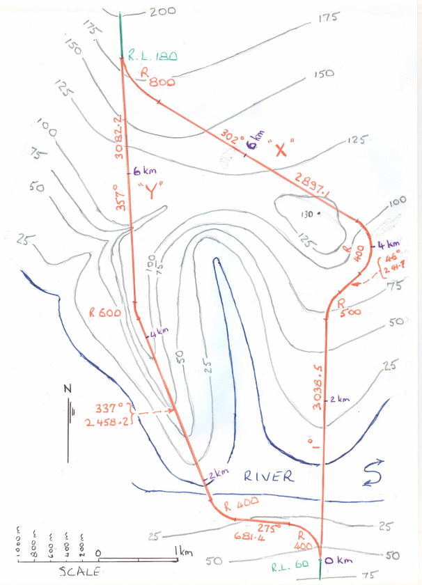 SURVEYING FINAL ASSIGNMENT (ROAD DESIGNS for LINES X | Chegg.com