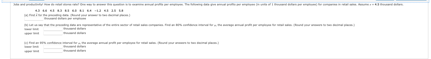 Solved 4.36.64.58.38.56.08.16.4−1.24.52.55.8 (a) Find xˉ for | Chegg.com
