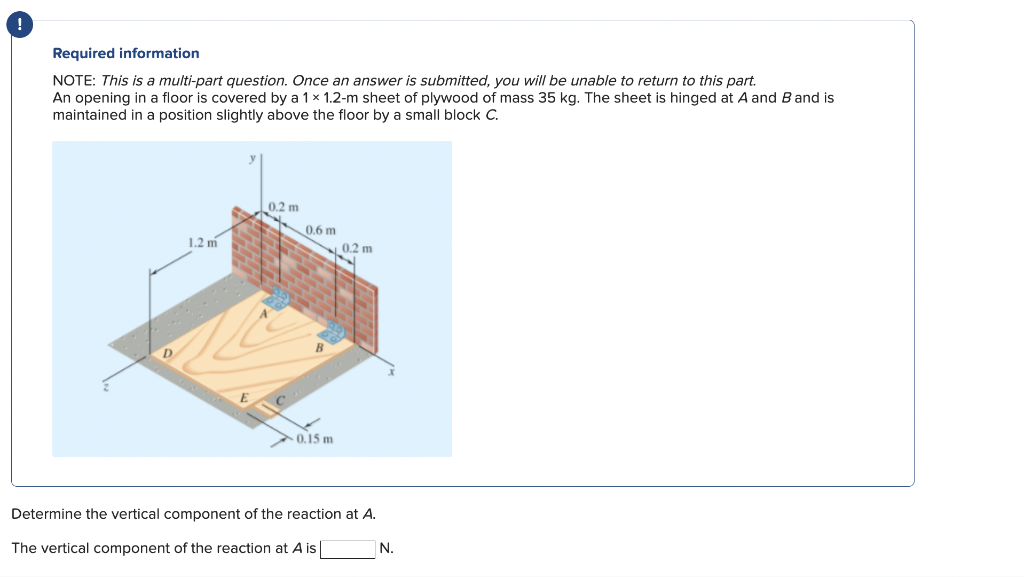 Solved Required information NOTE: This is a multi-part | Chegg.com