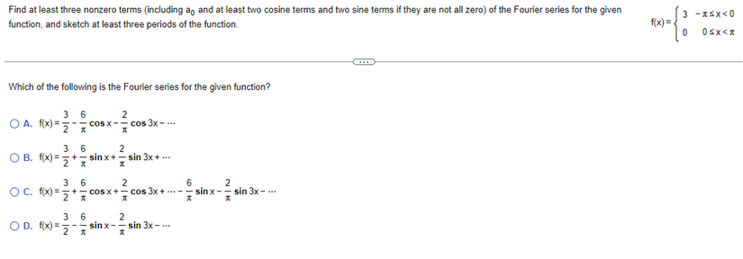 Solved Find at least three nonzero terms (including a0 and | Chegg.com