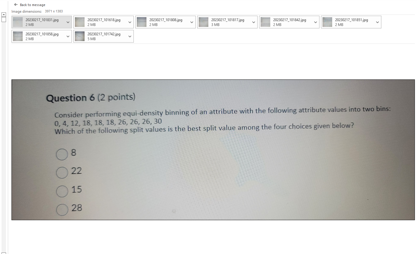 Solved Consider performing equi-density binning of an | Chegg.com