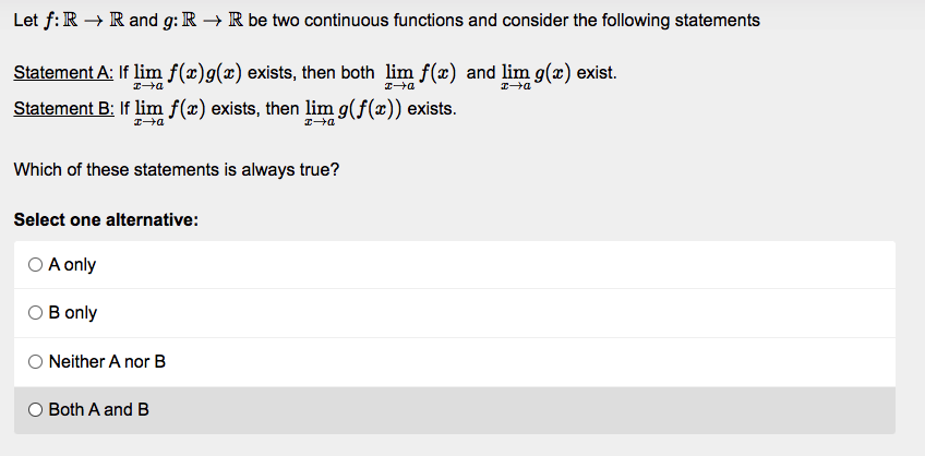 Solved Let F R R And G R R Be Two Continuous Functions 3538