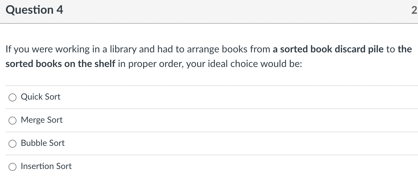 Solved Question 3 1 pts In the array named anArray having | Chegg.com