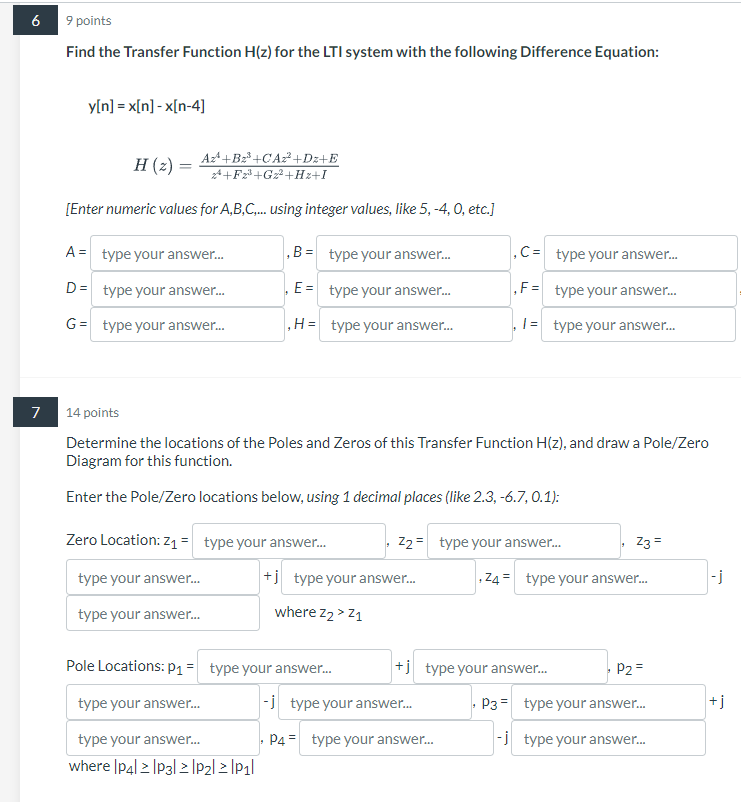 Solved Find the Transfer Function H(z) for the LTI system | Chegg.com