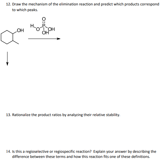 Solved This is an example of an E1 reaction (Elimination). | Chegg.com