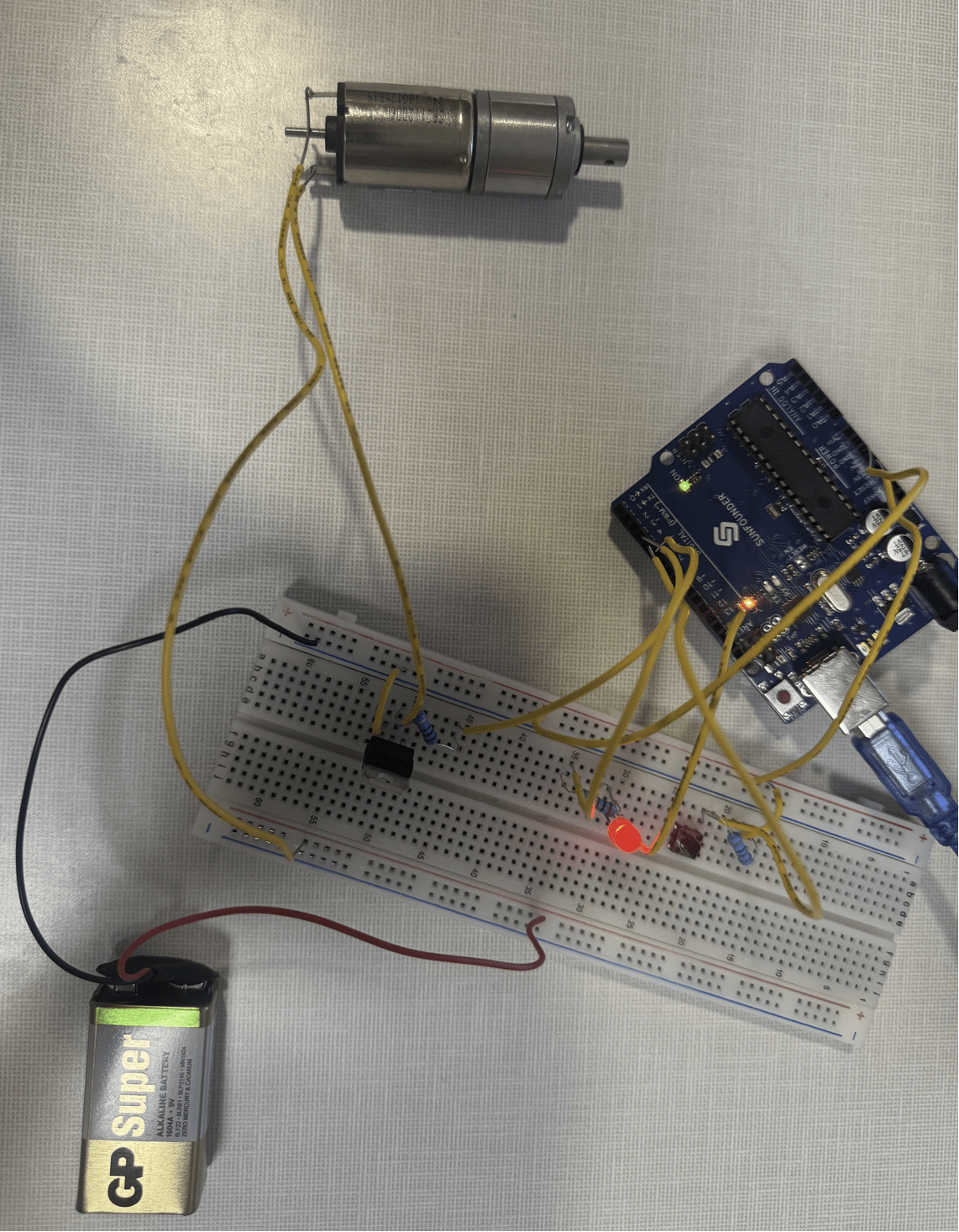 Solved LED-Switch-Motor Robot---Here's a description | Chegg.com