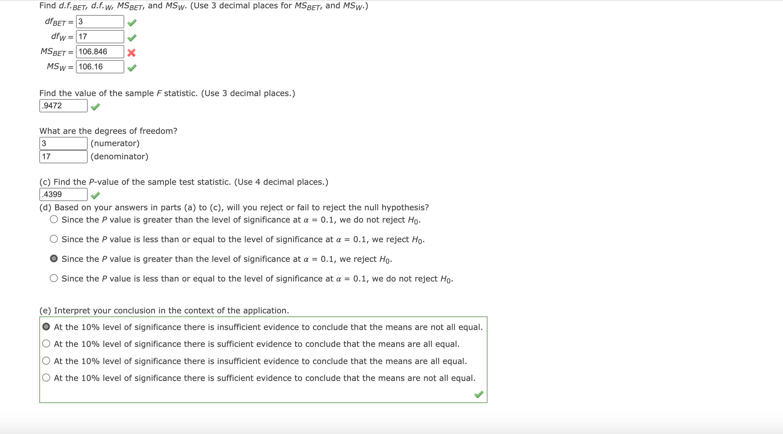 Solved (a) What is the level of significance? State the null | Chegg.com
