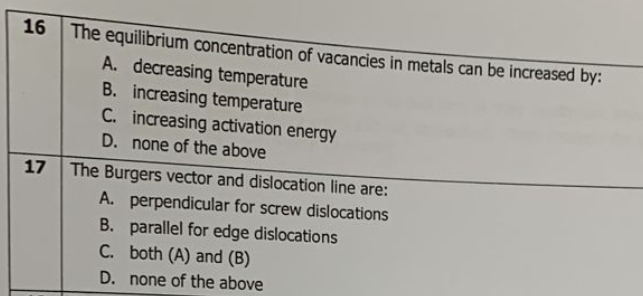 Solved 15 The stacking sequence in FCC crystal structure is: | Chegg.com