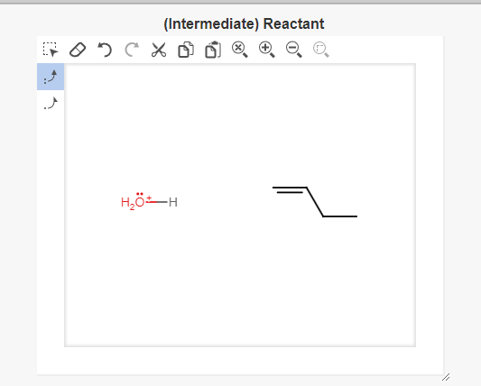 Solved (Intermediate) Reactant 25 с н,ӧ—н (Intermediate) | Chegg.com