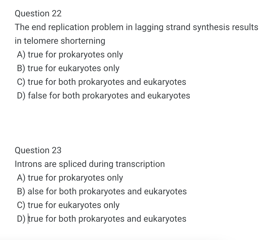 Solved Question 22 The end replication problem in lagging | Chegg.com