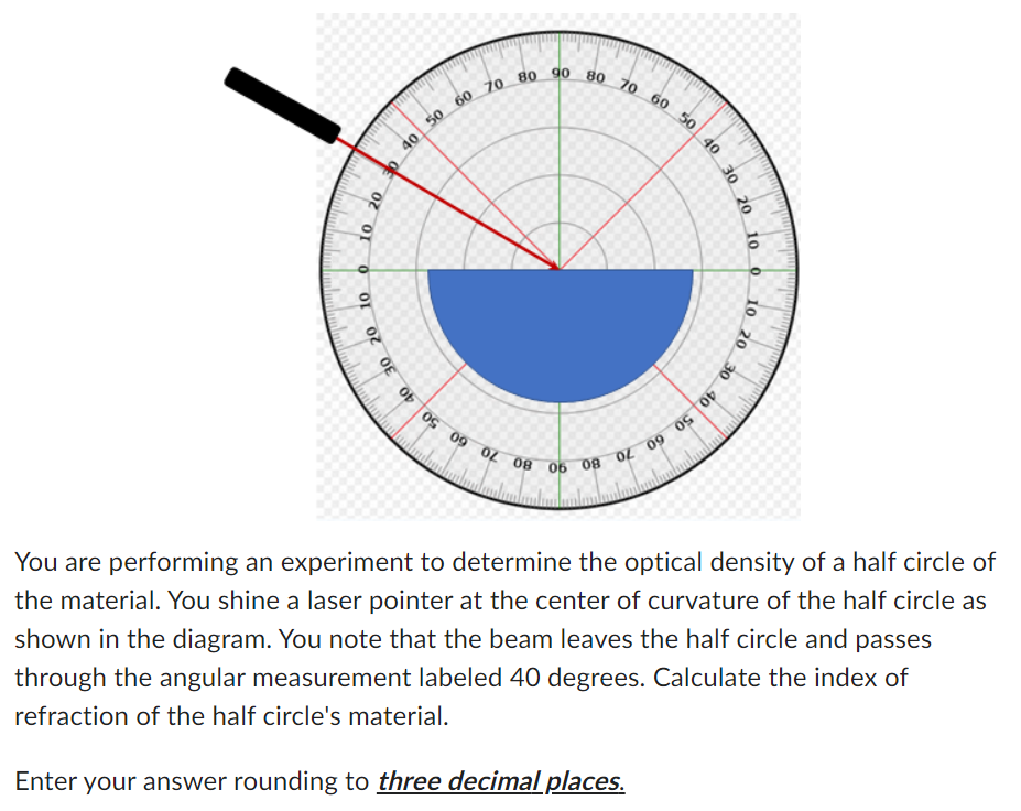 Solved You are performing an experiment to determine the | Chegg.com