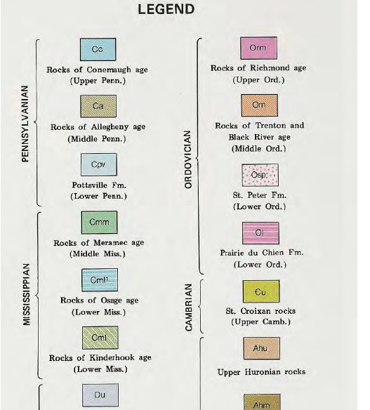 Solved Consider the geological map of the Michigan Basin. a) | Chegg.com