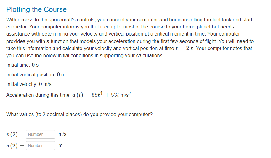 Solved Plotting the CourseWith access to the spacecraft's | Chegg.com