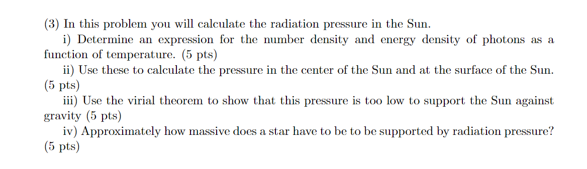 Solved (3) In this problem you will calculate the radiation | Chegg.com