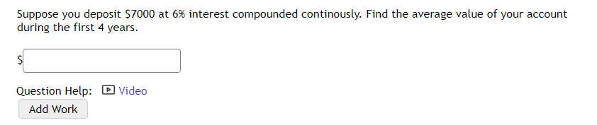 Solved Suppose you deposit $7000 at 6% interest compounded | Chegg.com