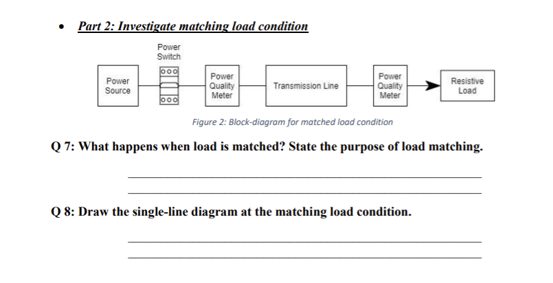 Solved Part 2: Investigate matching load condition Active | Chegg.com