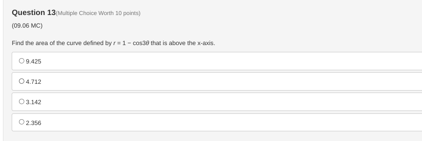 Solved Question 8(Multiple Choice Worth 10 points) (09.05 | Chegg.com