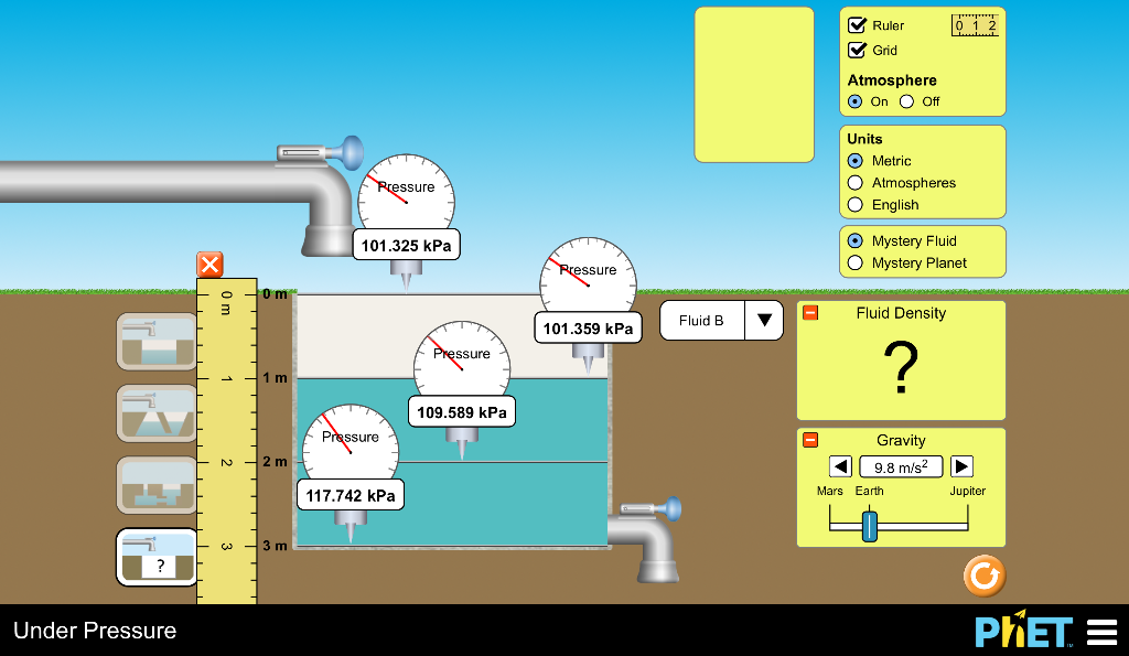 Solved Determine the density of the unknown fluids (A,B,C). | Chegg.com