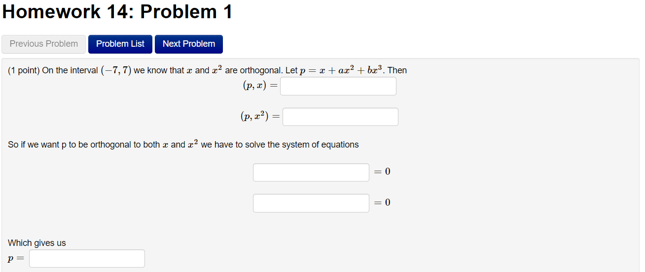 Solved Homework 14: Problem 1 Previous Problem Problem List | Chegg.com