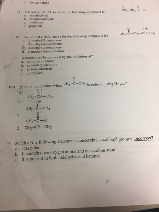 Solved The correct IUPAC name for the following compound is? | Chegg.com