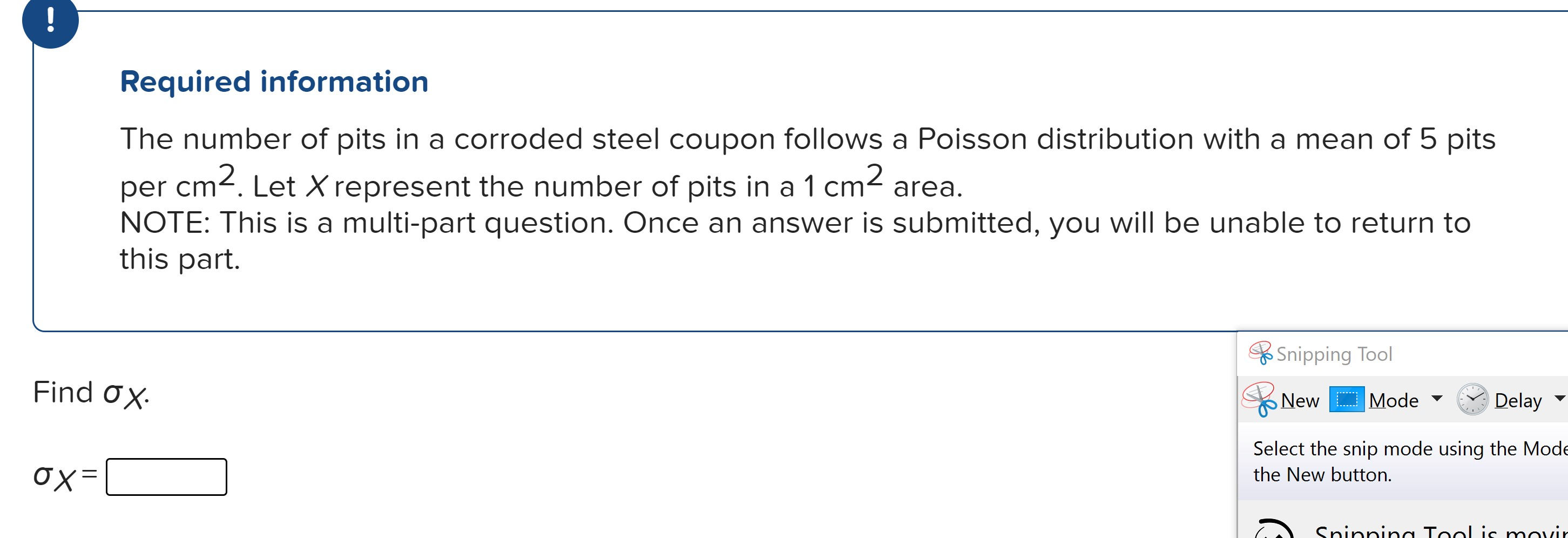Solved ! Required information The number of pits in a | Chegg.com