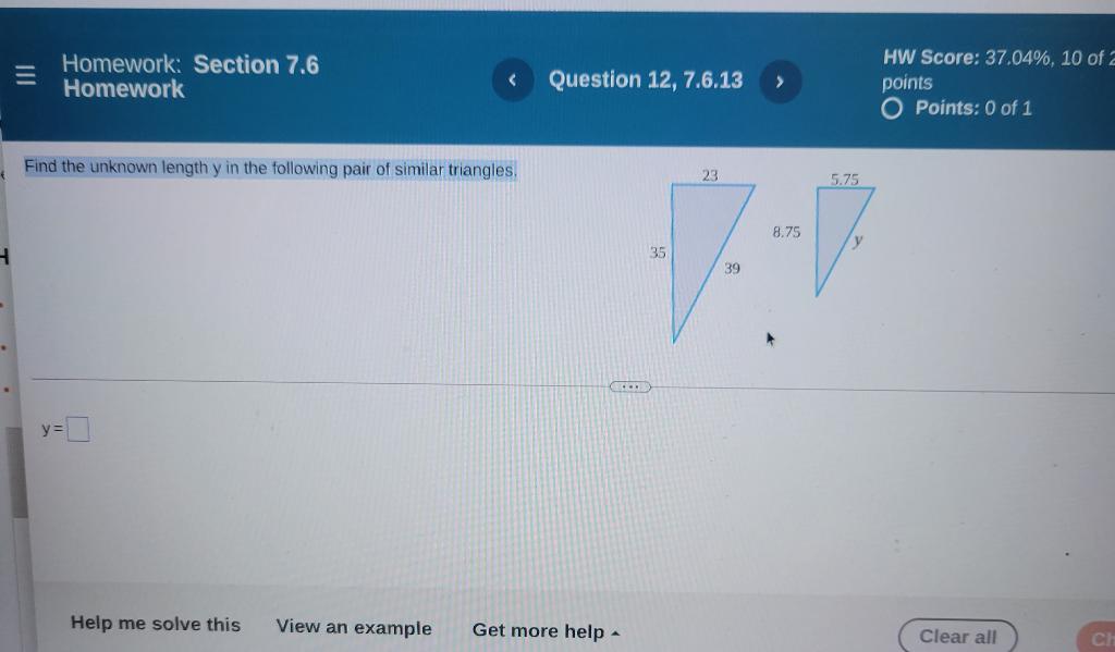 Solved Homework Section 7 6 Homework