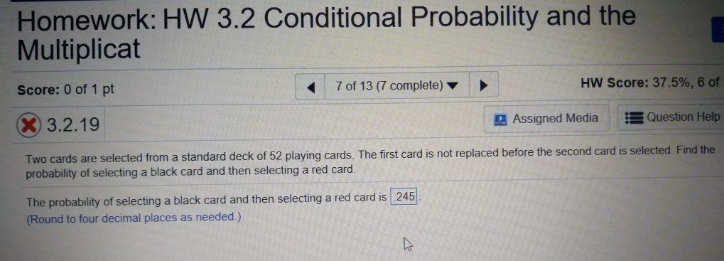 Solved Homework: HW 3.2 Conditional Probability and the | Chegg.com