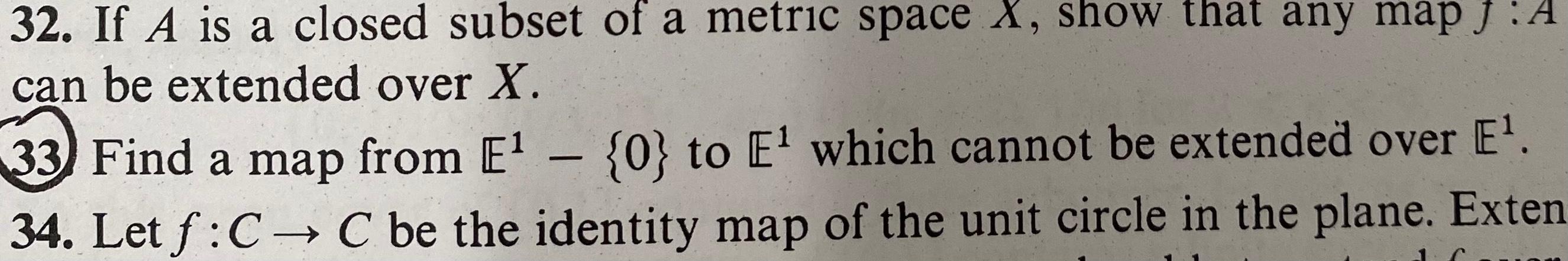 Solved 32. If A is a closed subset of a metric space X, show | Chegg.com