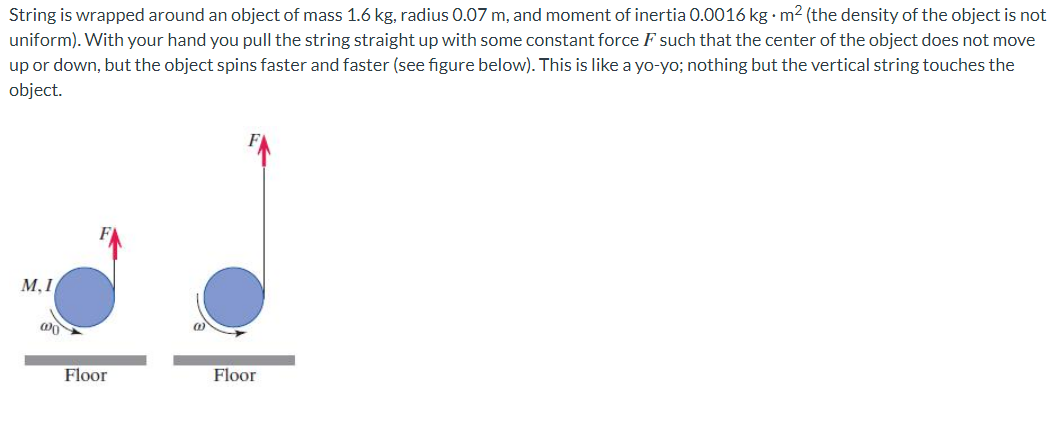 Solved (a) Initially the object has an angular speed ω0=ω0= | Chegg.com