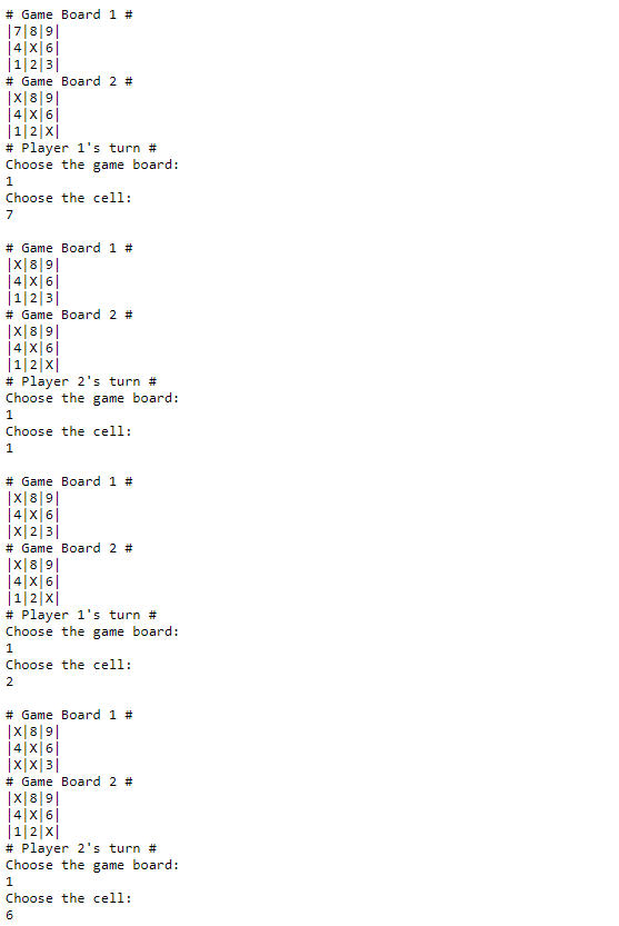 Solved Enter the number of human players [1-2]: 1 \# Game | Chegg.com
