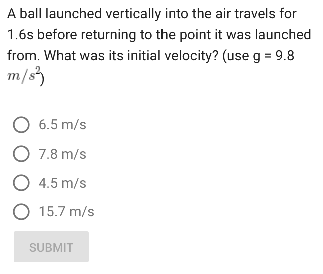 Solved A ball launched vertically into the air travels for | Chegg.com