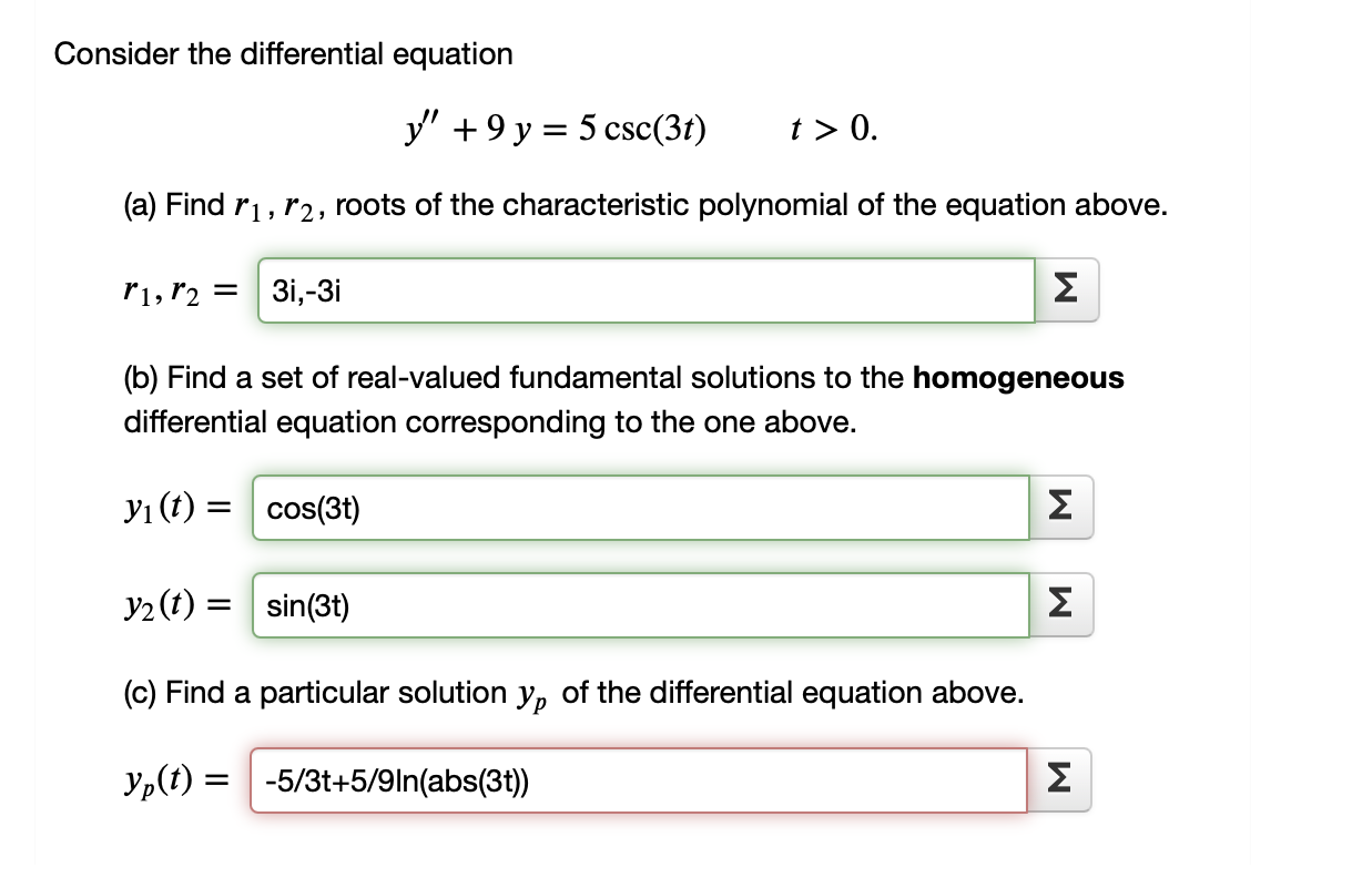 Solved Consider the differential | Chegg.com