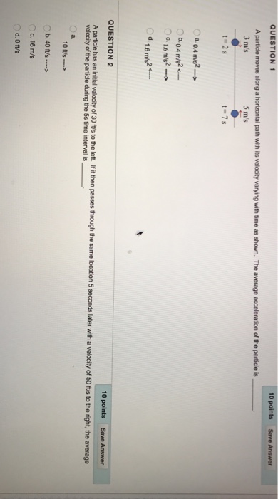 Solved A particle moves along a horizontal path with its | Chegg.com